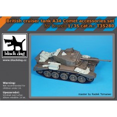 1/35 British Cruiser Tank A 34 Comet Accessories set for Tamiya kits ...