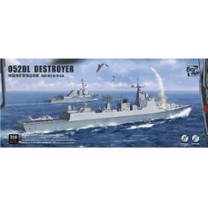 1/350 Chinese Destroyer 052DL (Pre-painted Snap Fit kit) Border Model ...