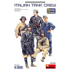 1/35 Italian Tank Crew with Resin Heads MiniArt 35500