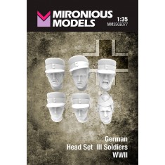 1/35 WWII German Soldiers Head Set III Mironious MM35GE077