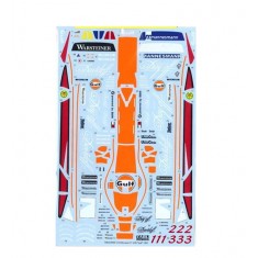 1/24 McLaren F1-GTR 'Gulf' #1/#2/#3 FIA-GT 1997 Decal TABU Design 24040