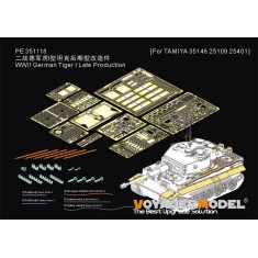 1/35 Tiger I Late Detail Set for Tamiya 35146/25109/25401 Voyager PE351118
