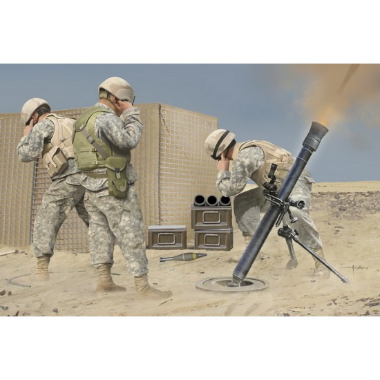 1/3 M252 81mm Medium Weight Mortar