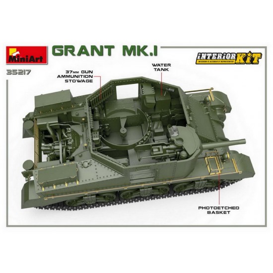 1/35 WWII British M3 Grant Mk.I [Interior Kit]
