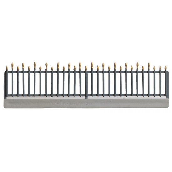 HO Scale Wrought Iron Fence (Length: 820mm, Height: 20mm)