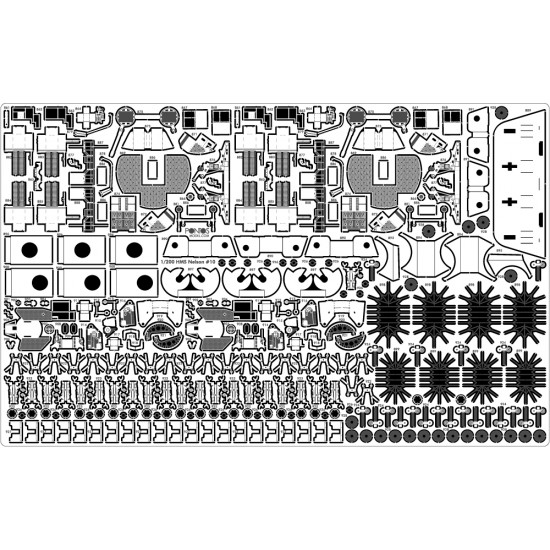 1/200 HMS Nelson Super Detail-up Set for Trumpeter Nelson kit #03708