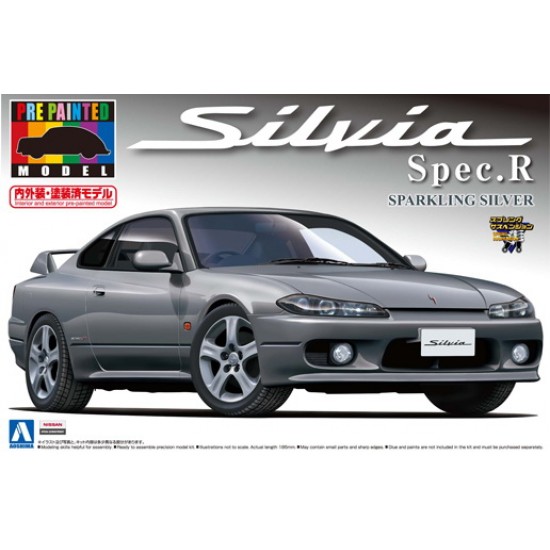 1/24 Nissan S15 Silvia Spec.R (Sparkling Silver) Pre-Painted Model (# ...