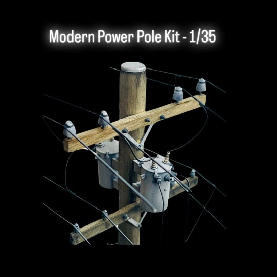 1/35 Modern Power Pole Kit Black Ops 4008