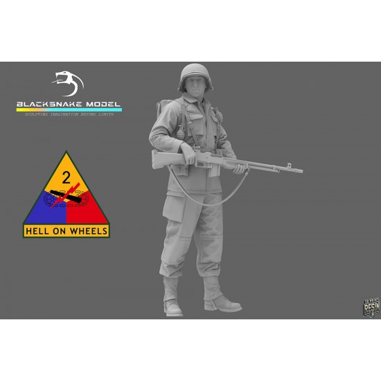 1/35 US 2nd Armoured Infantry Soldier BAR BlackSnake 2ND-04