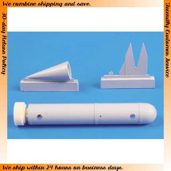 1/48 WWII Luftwaffe 600L Drop Tanks for Ju88/He111 for Revell kit (2pcs ...