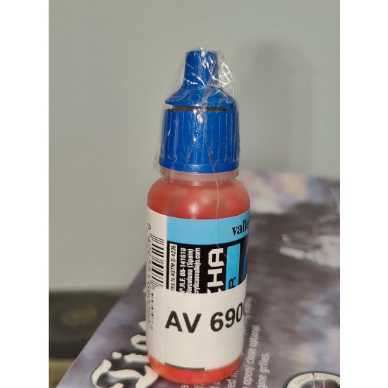 [Bottle Cap Damaged] Mecha Colour Acrylic Paint - #SZ Red (17ml) (#AV ...