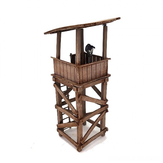 1/72 Watchtower with Spotlight Drums and Crates 1751