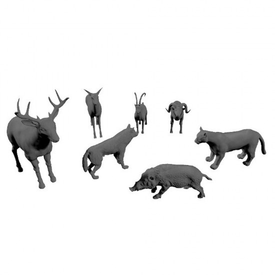 1/72 Miniature Animals - Medium-Sized Forest Animals (#DC1821) - BNA ...