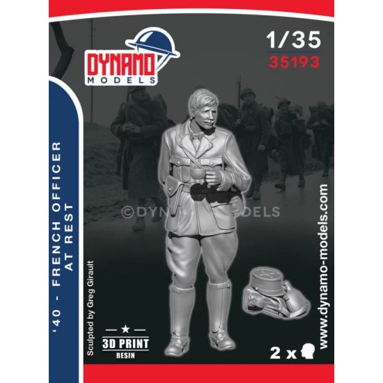 1/35 1940 French Officer at Rest Dynamo 35193