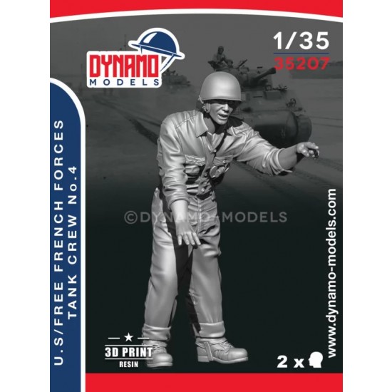 1/35 U.S / Free French Forces Tanker 1944 No.4 Dynamo 35207