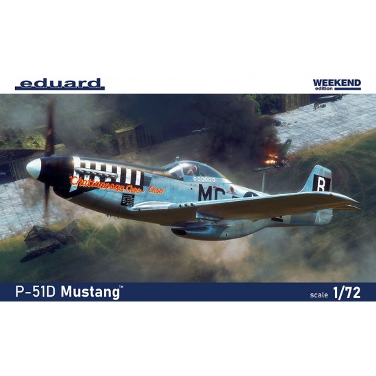 1/72 WWII US P-51D Mustang Fighter [Weekend Edition] Eduard 7477