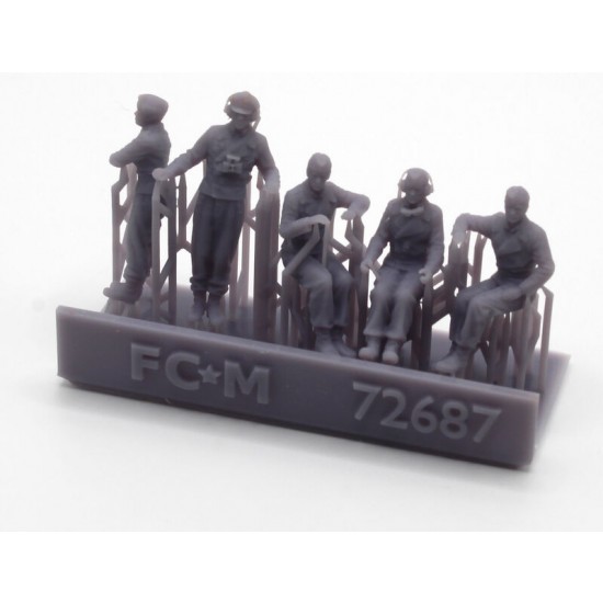 1/72 Panzer IV Crew (5 figures) FC Model Trend 72687