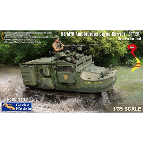 1/35 US M76 Amphibious Cargo Carrier ''OTTER'', Late Production Gecko ...