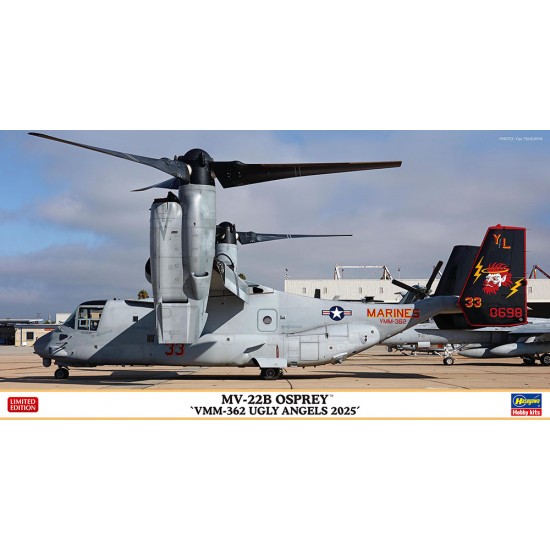 1/72 MV-22B Osprey VMM-362 Ugly Angels 2025 Hasegawa 2530