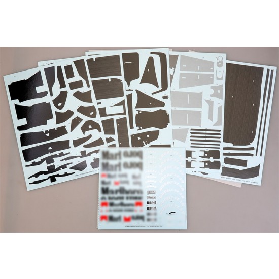 1/12 Mclaren MP4/4 '88 Tobacco Logo Decal for BEEMAX kit Hobby Design ...