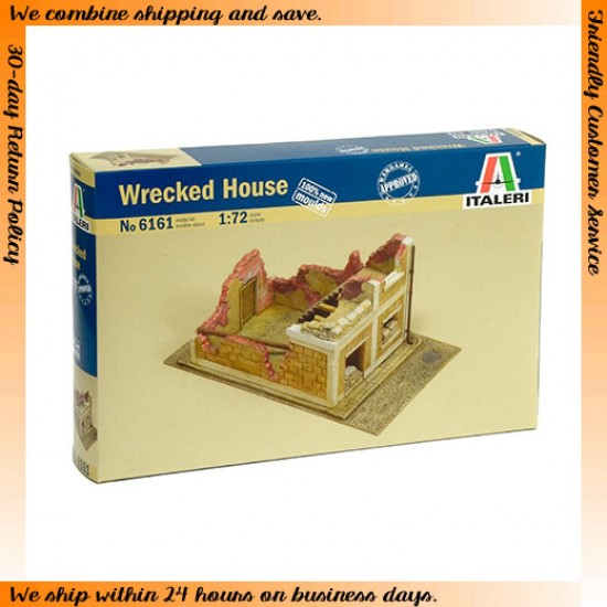 1/72 Wrecked House (#IT6161) - BNA Model World