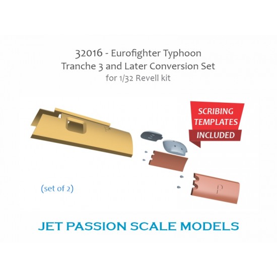 1/32 Eurofighter Typhoon Tranche 3 Conversion Set for Revell kit Jet ...