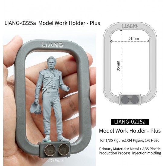 Model Work Holder-Plus (85mm x 51mm) Liang Model 0225a
