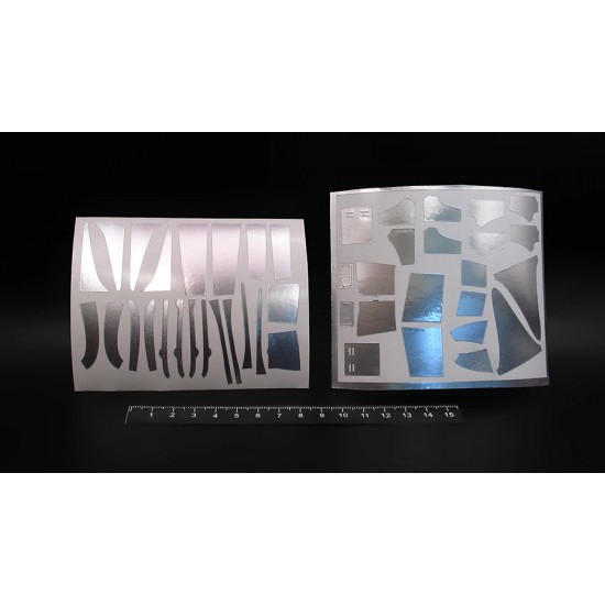 1/48 He 111H-3 / H-6 Exterior Panels Pre-Cut Self-Adhesive Aluminum ...