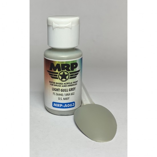 Acrylic Paint - USN Light Gull Grey FS36440/ANA 602 (17ml) Mr Paint A063