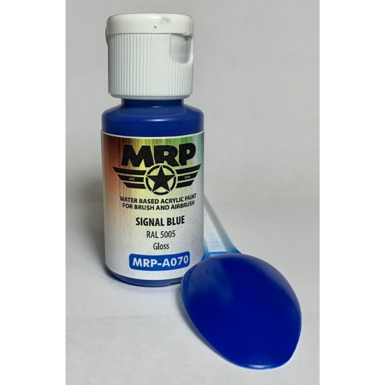 Acrylic Paint - Signal Blue RAL 5005 17ml (#MRP-A070) - BNA Model World