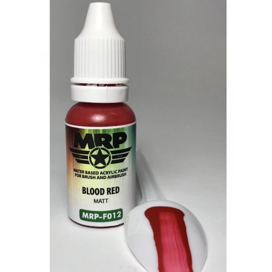 Acrylic Paint for Figure - Blood Red Matt (17ml) Mr Paint F012