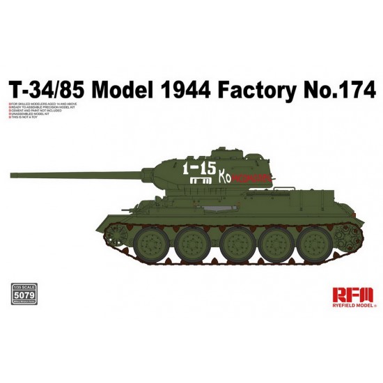 1/35 T-34/85 Model 1944 Factory No.174 (#RM-5079) - BNA Model World