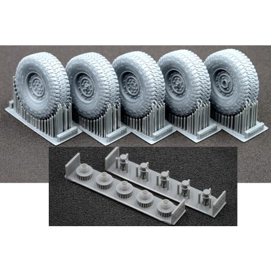 1/35 Modern HMMWV MT/R 12-bolt Ordinary Wheel set for Academy/ICM kits ...