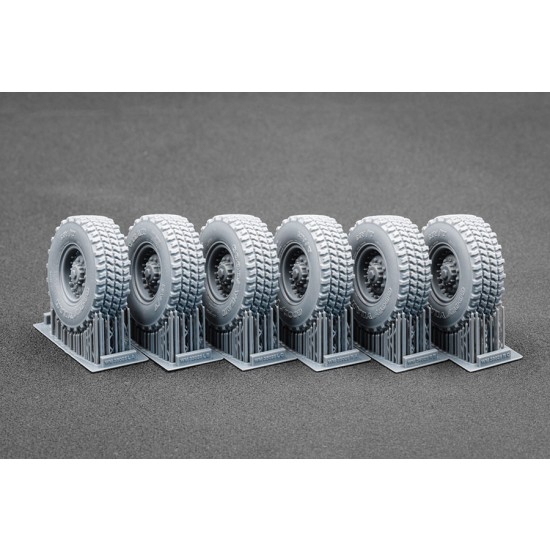 1/35 Modern HIMARS CTIS Ordinary Wheel set for Foreart kits ScaleX WM35025