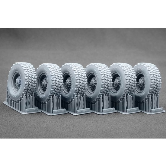 1/35 Modern HIMARS CTIS Sagged Wheel set for Foreart kits ScaleX WM35025S