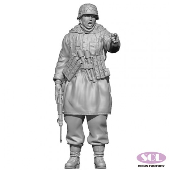 1/35 WWII German Winter Infantry with MP40 SOL Resin Factory MM605