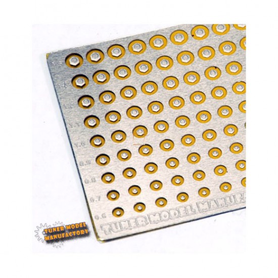 0.6mm-1.4mm Round Rivets with Hex Flanges (No Joint Bar Etched) (#T2M ...