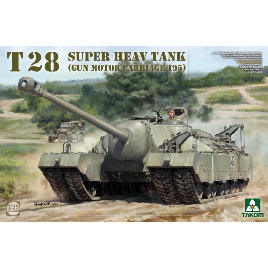 1/35 T28 Super Heavy Tank (Gun Motor Carriage T95) Takom 2209