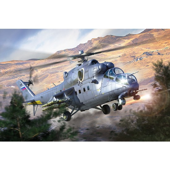 1/48 Mil Mi-35M Hind-E Attack Helicopter Trumpeter 05830