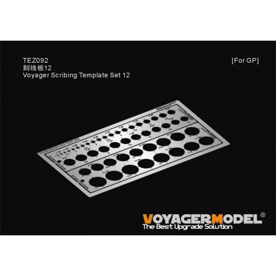 1/35 Scribing Template Set 12 Voyager TEZ092