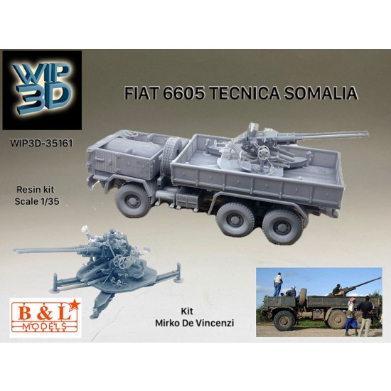 1/35 Fiat 6605 Tecnica in Somalia WIP3D 35161