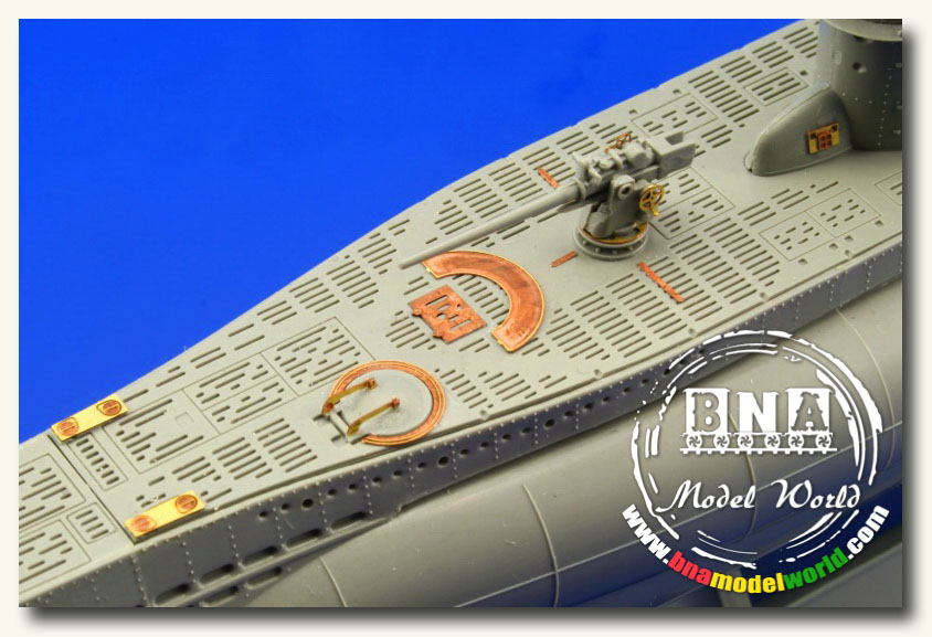 Photo-etched set for 1/144 U-Boat VIID for Revell