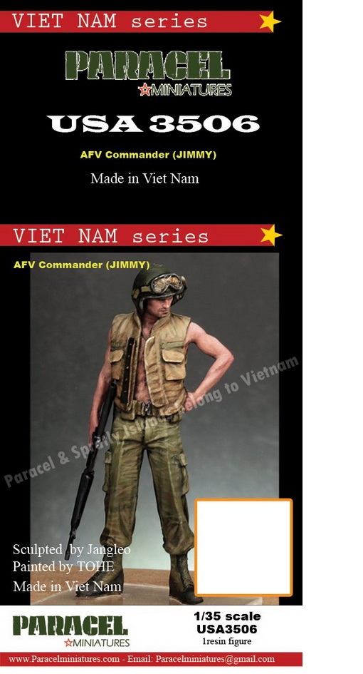 Paracel Miniatures 1/35 Vietnam War US AFV Commander Jimmy | eBay